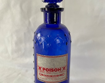 Blue Poison Bottle - Etsy