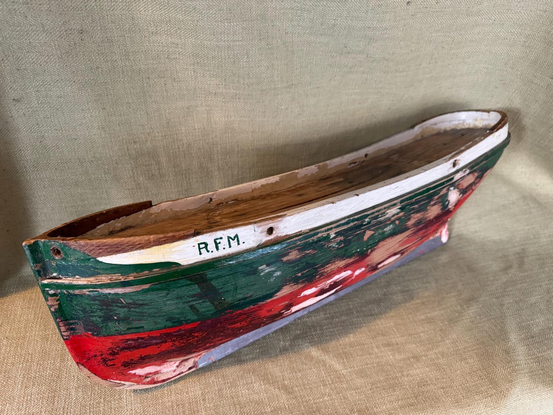 19th Century Folk Art Ship Model Hull - Etsy