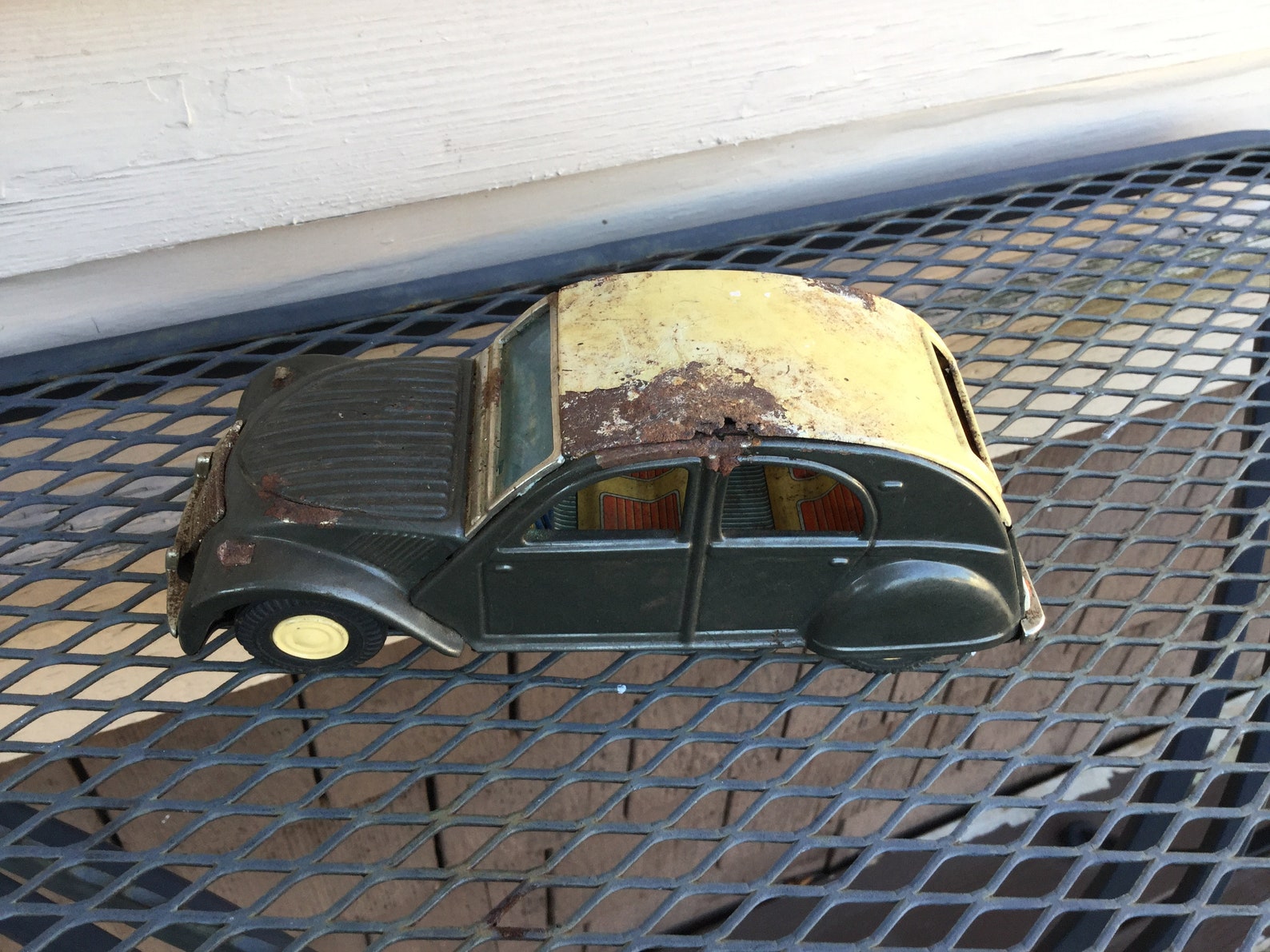 Rare Tin Friction Toy Citroen 2CV Made by Daiya Japan Rough - Etsy