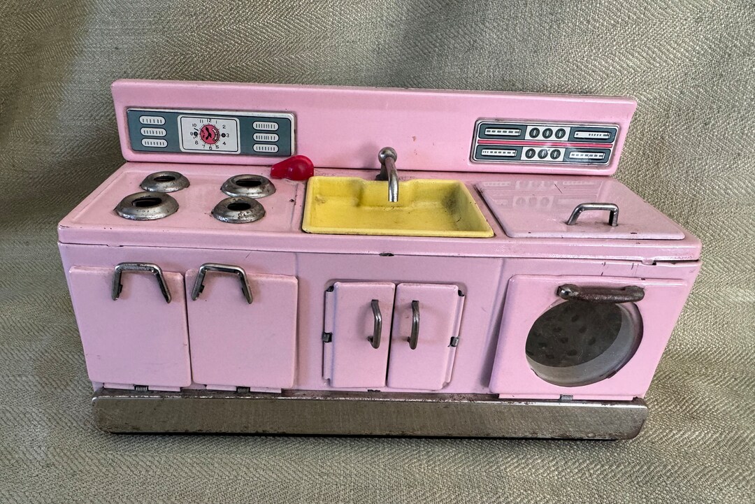 Japanese Tin Toy Battery Op Kitchen - Etsy