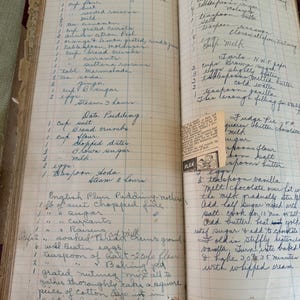 Antique 1800’s Handy Ledger Filled With Recipes - Etsy