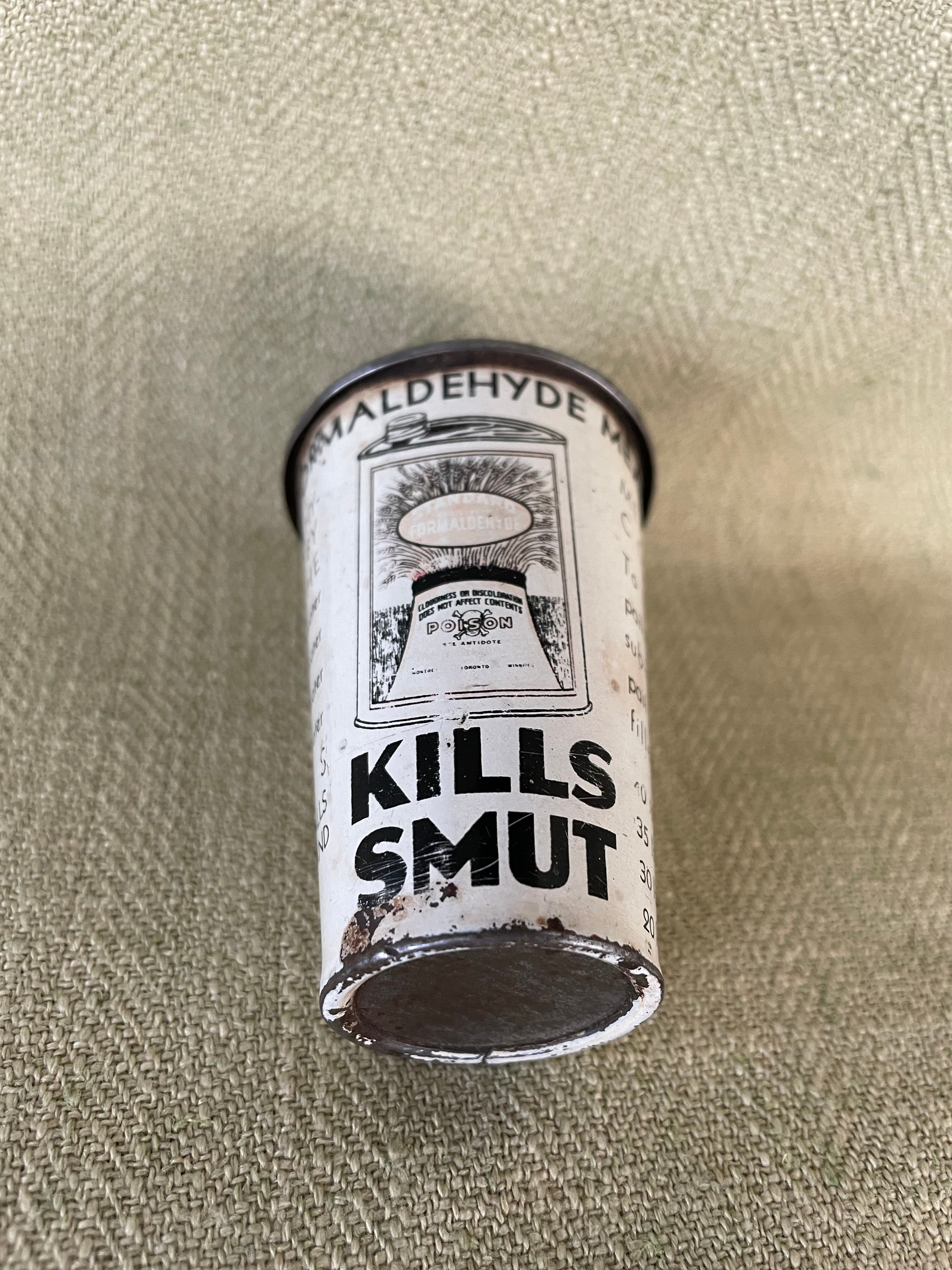 Kills Smut, Antique Insecticide Mixing Cup. Yummy. - Etsy