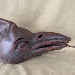 Leather Italian Carnival Crow or Raven Mask - Etsy