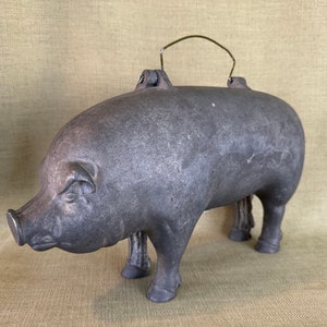 Original Cast Iron Salesman Sample Moorman’s Pig, Pig Feed Demonstrator ...