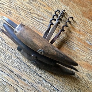 3 Early Antique Corkscrews With Spike Ends - Etsy