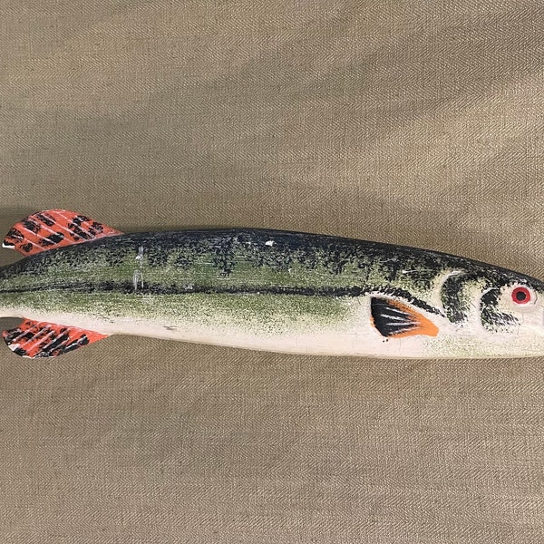 Folk Art Fish - Etsy