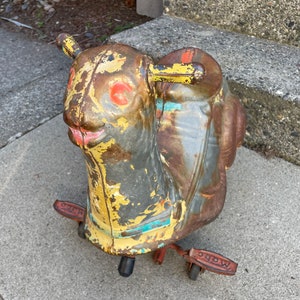 Rare 1949 Mobo Ride on Snail Toy as Found - Etsy