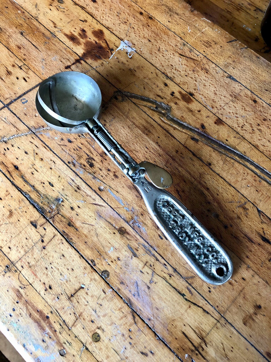 Rare 1905 Geer Mfg Clipper Disher Ice Cream Scoop - Etsy
