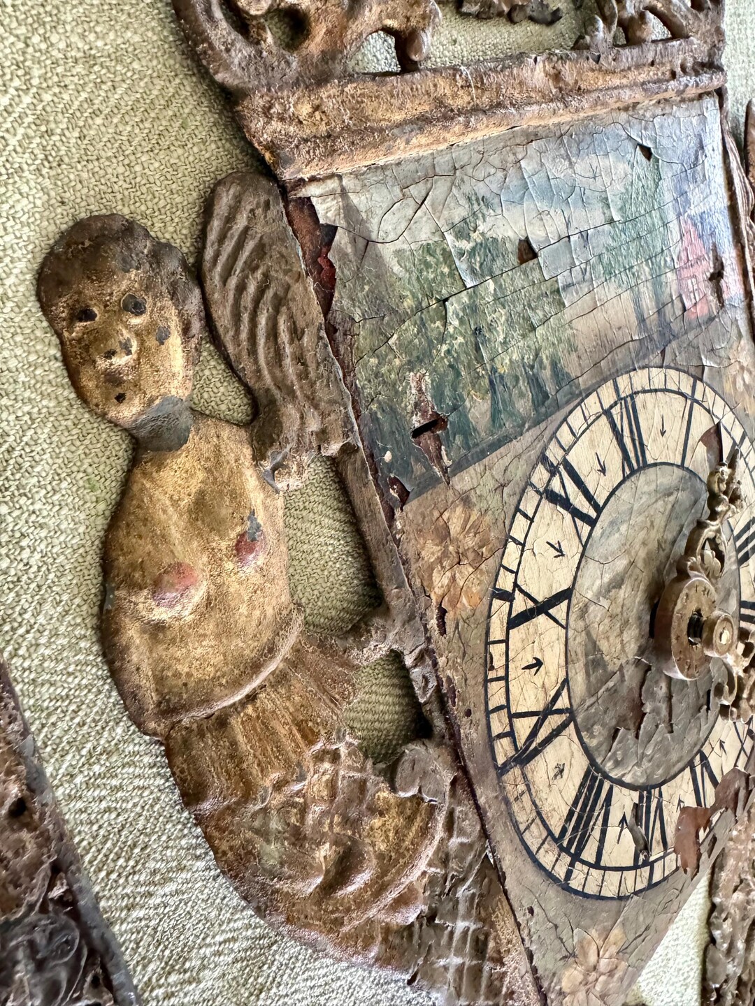 Incredible 18th Century Dutch Clock Face With Gilt Ormolu - Etsy