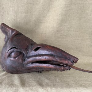 Leather Italian Carnival Crow or Raven Mask - Etsy