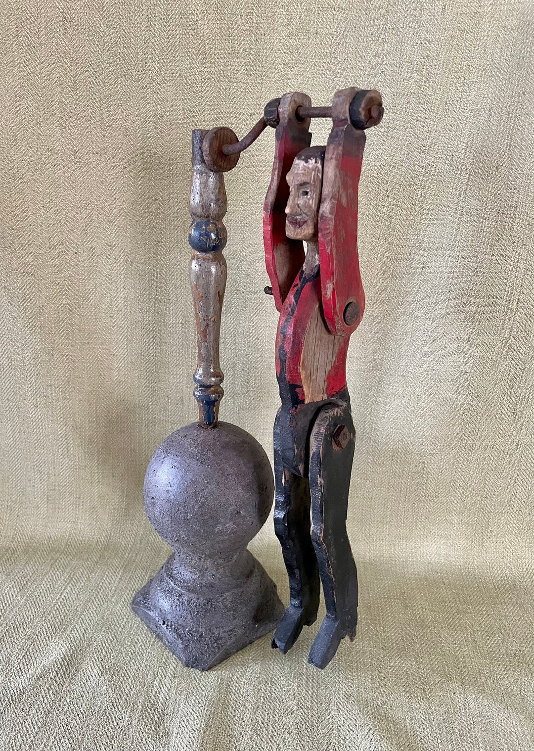 Antique Folk Art Jointed Dancing Man - Etsy