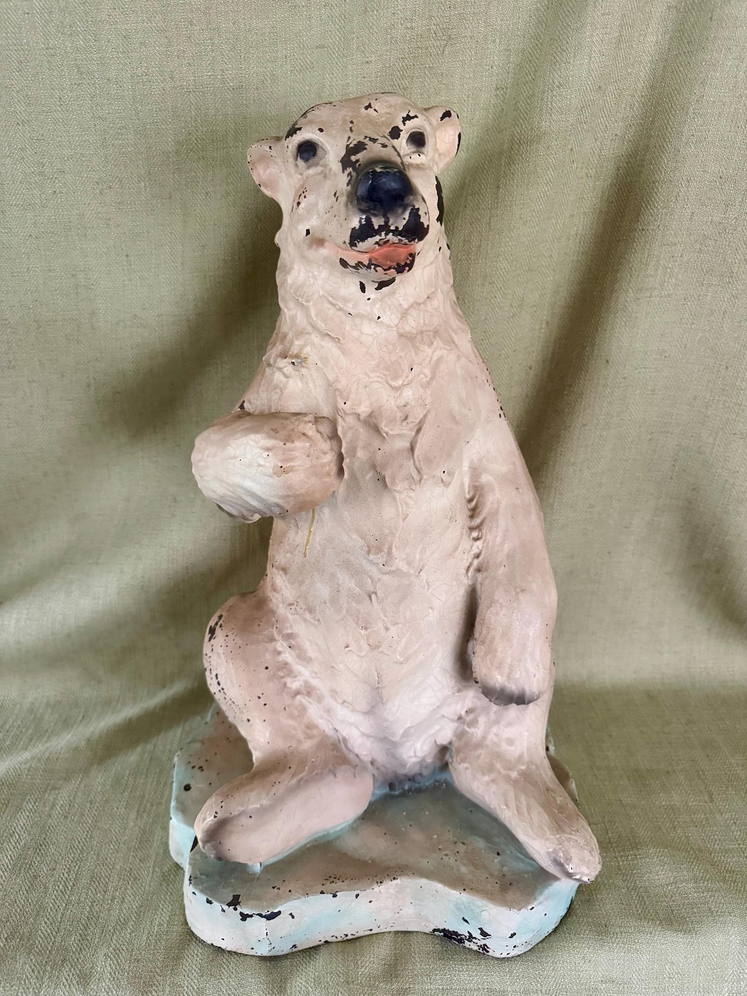 1950’s Paper Mache Polar Bear Advertising Display, Coca Cola? - Etsy