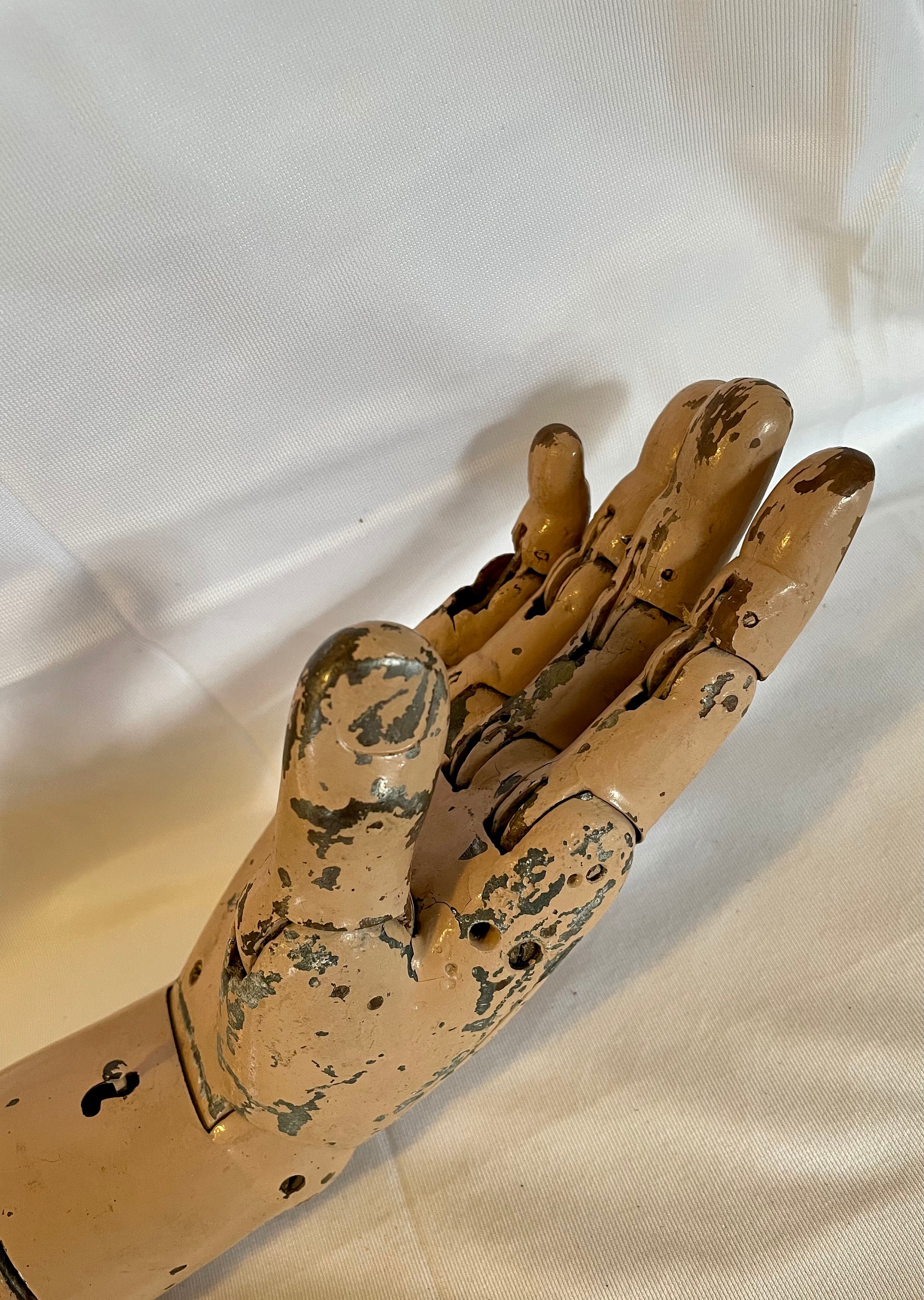 Antique WWI Jointed Wood Prosthetic Arm Jointed Hand - Etsy UK