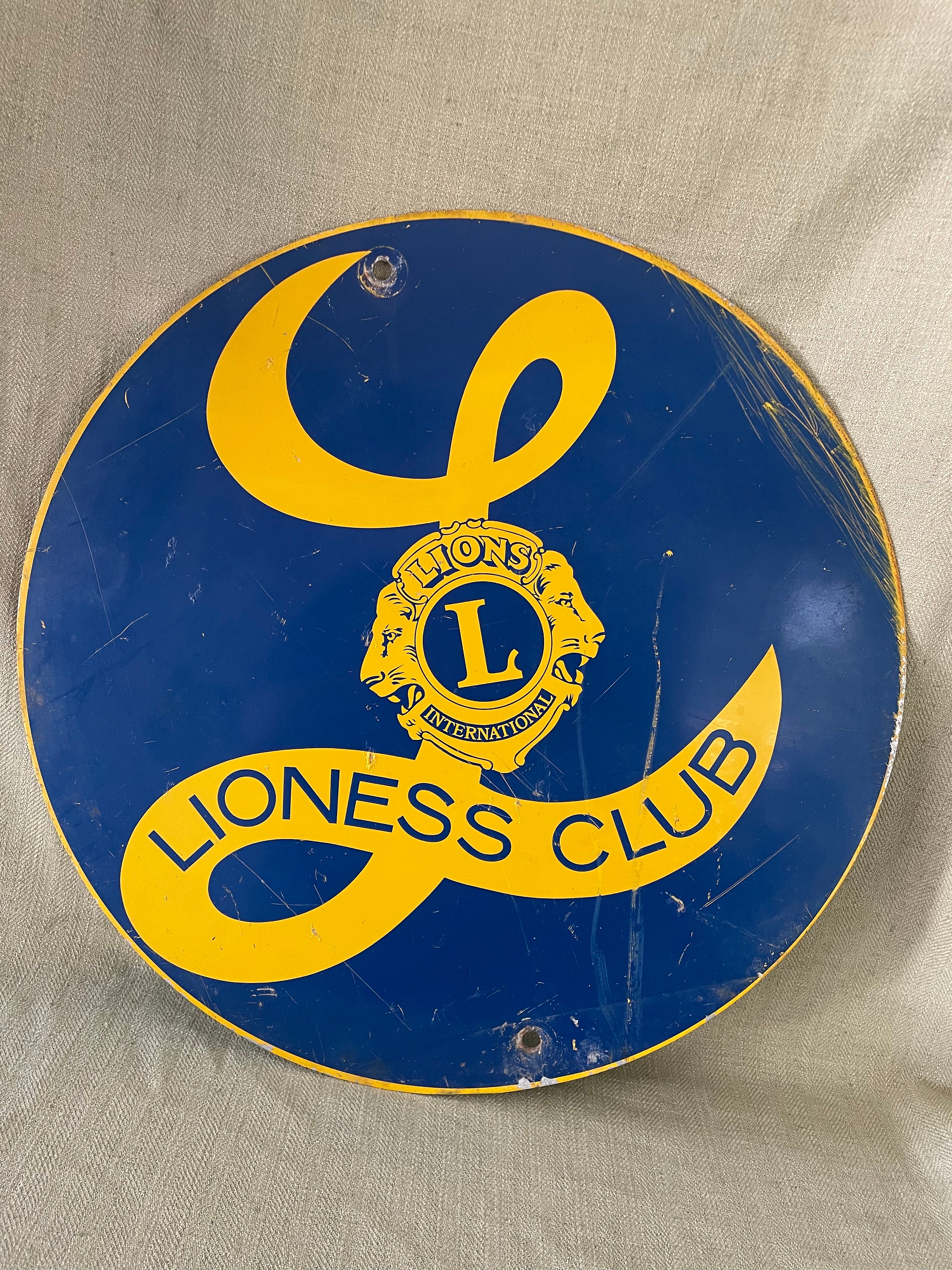 Lioness Club Logo Vector