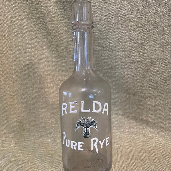 Antique Rye Bottle - Etsy