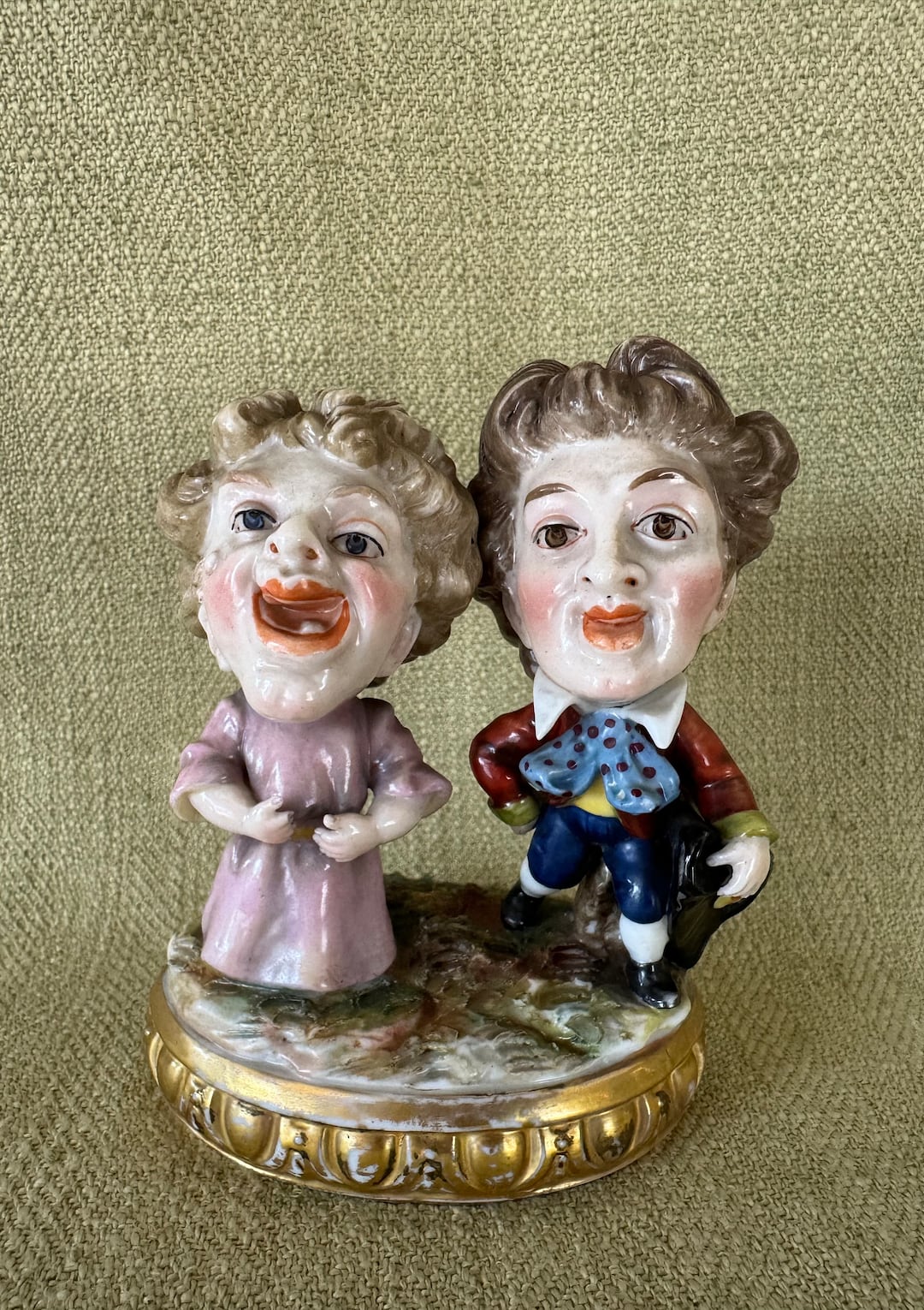 Early 1800’s Derby Porcelain Grotesque Fancy Couple Figurine - Etsy