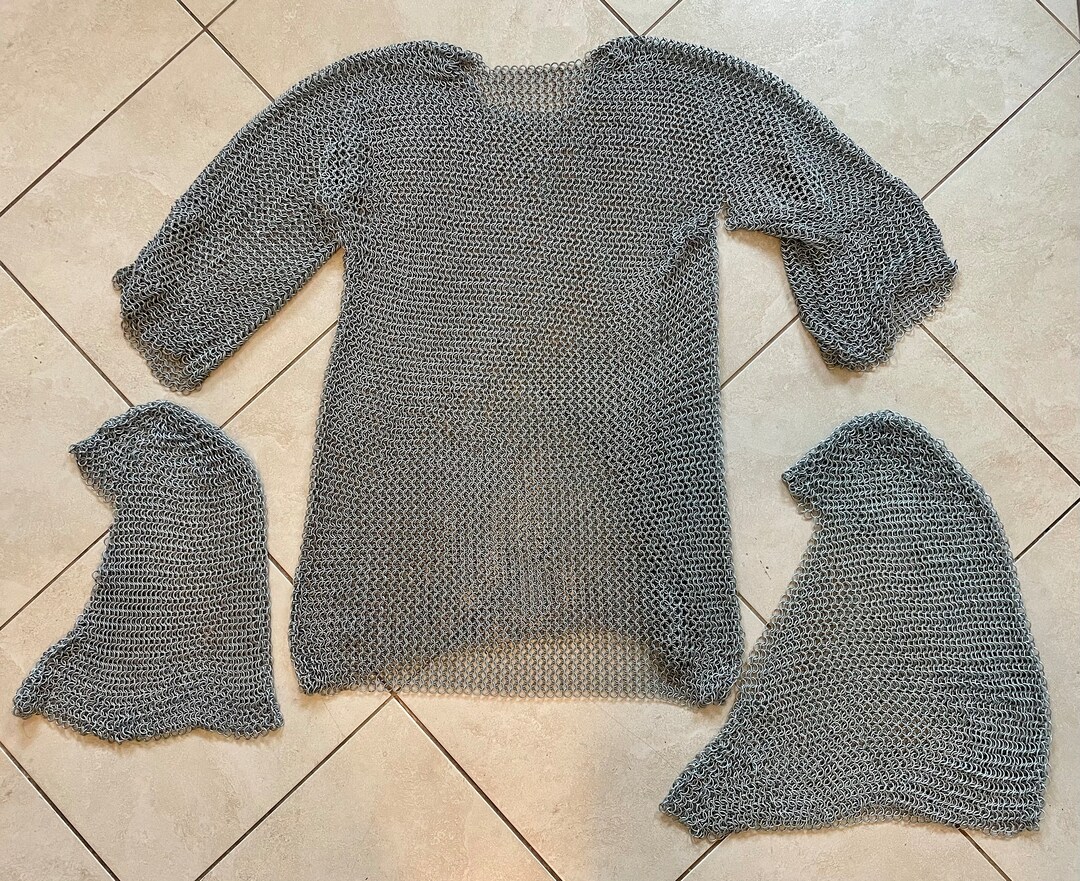 Original Medieval Chainmail Tunic and Two Hoods - Etsy