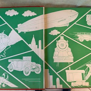 1931 Modern Story Book, Dirigible, Blimp, Zeppelin Illustrations - Etsy