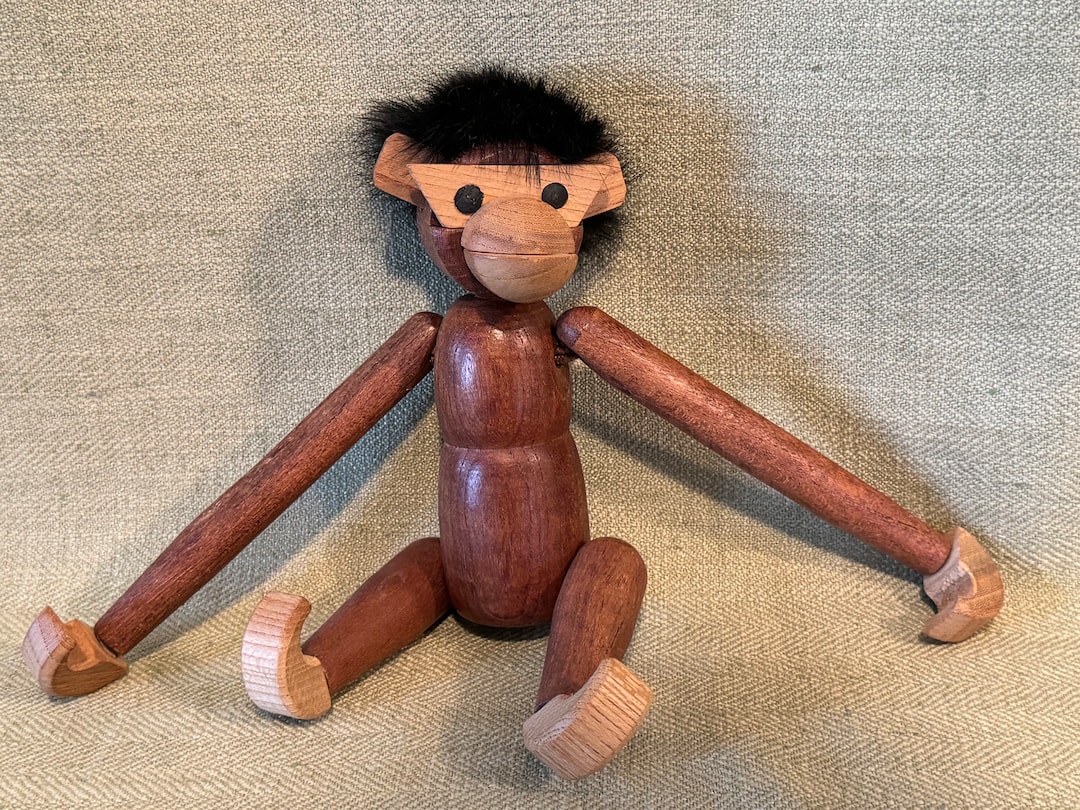Mid Century Zoo Line Monkey With a Full Headpiece - Etsy