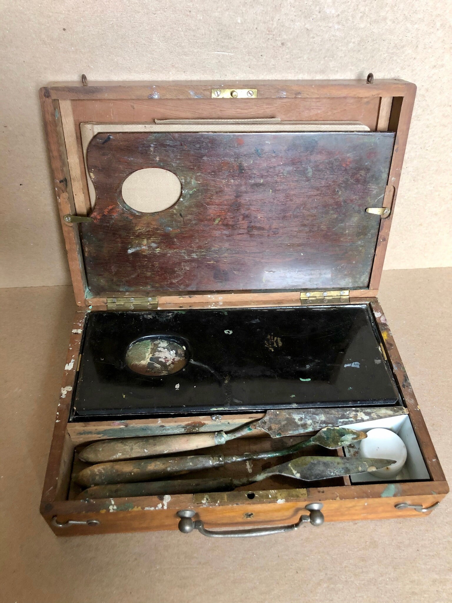 1920s Parisian Artist Painters Box With Pallet Knives and | Etsy