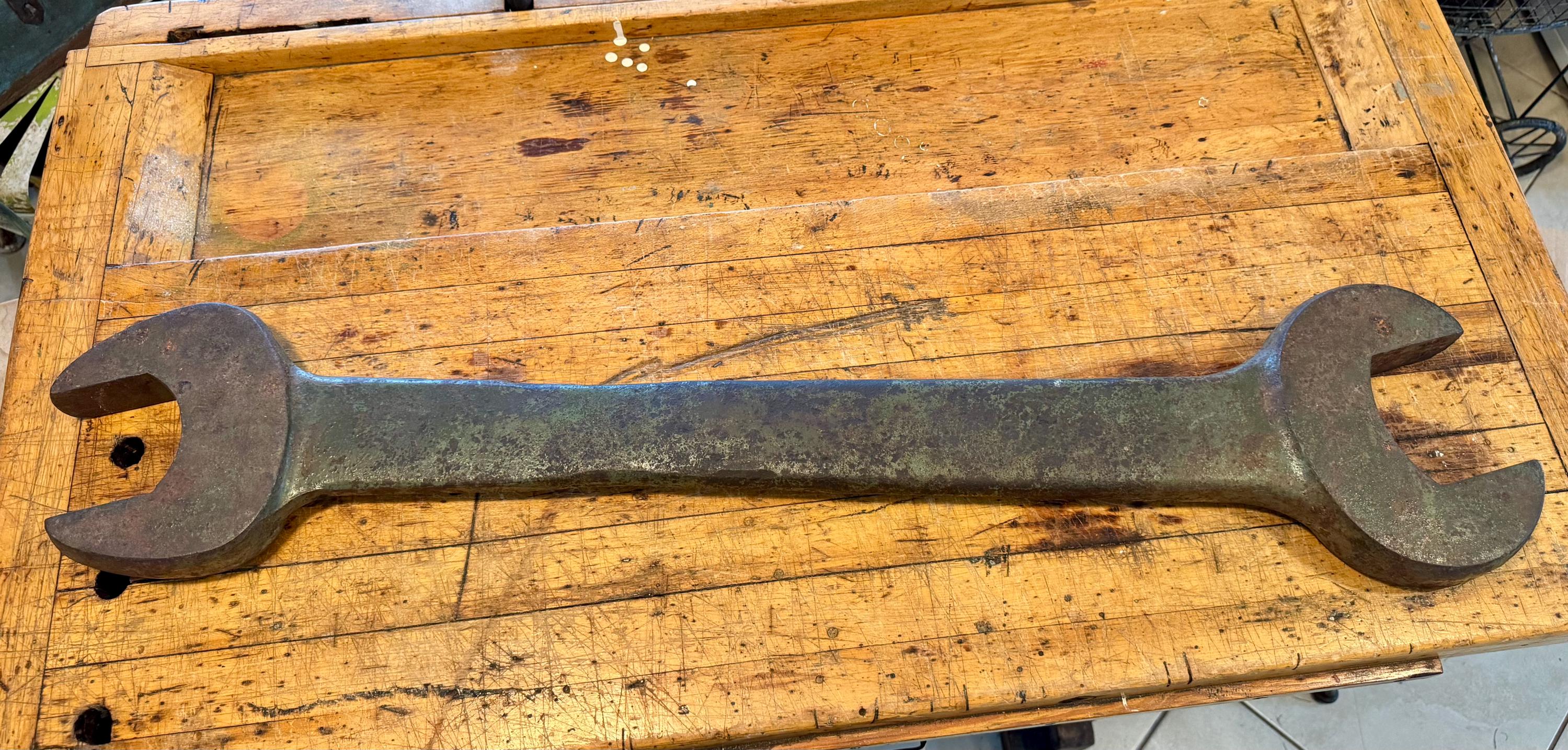 Giant Antique Wrench, Open Ended, 3 Feet Long, 60lbs - Etsy