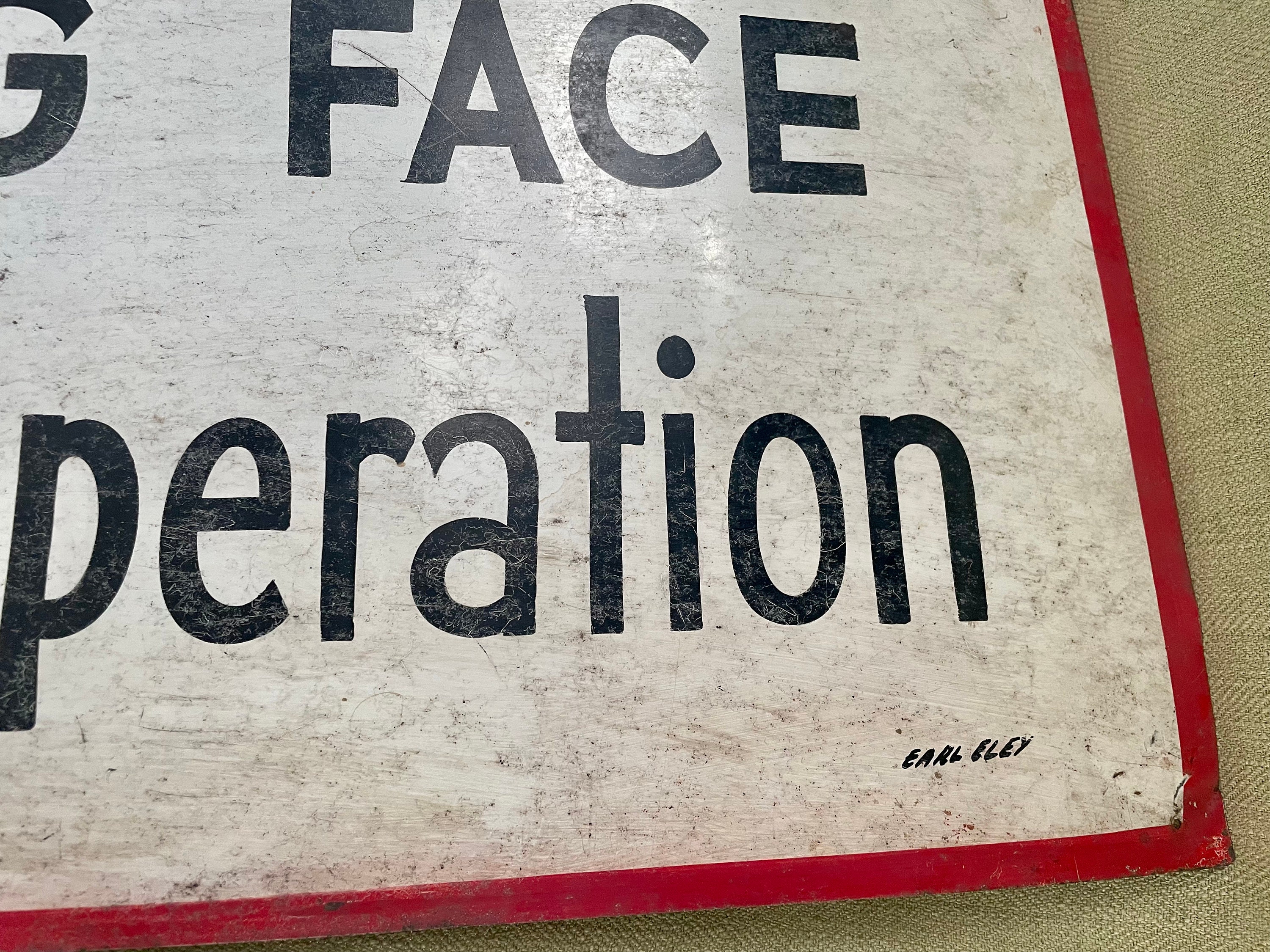 Please Excuse Inconvenience During Face Lifting Operation, Original ...