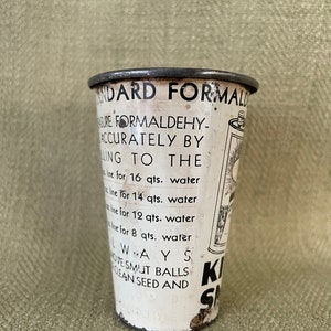 Kills Smut, Antique Insecticide Mixing Cup. Yummy. - Etsy