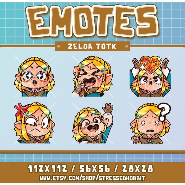 Princess Emotes Twitch - Etsy