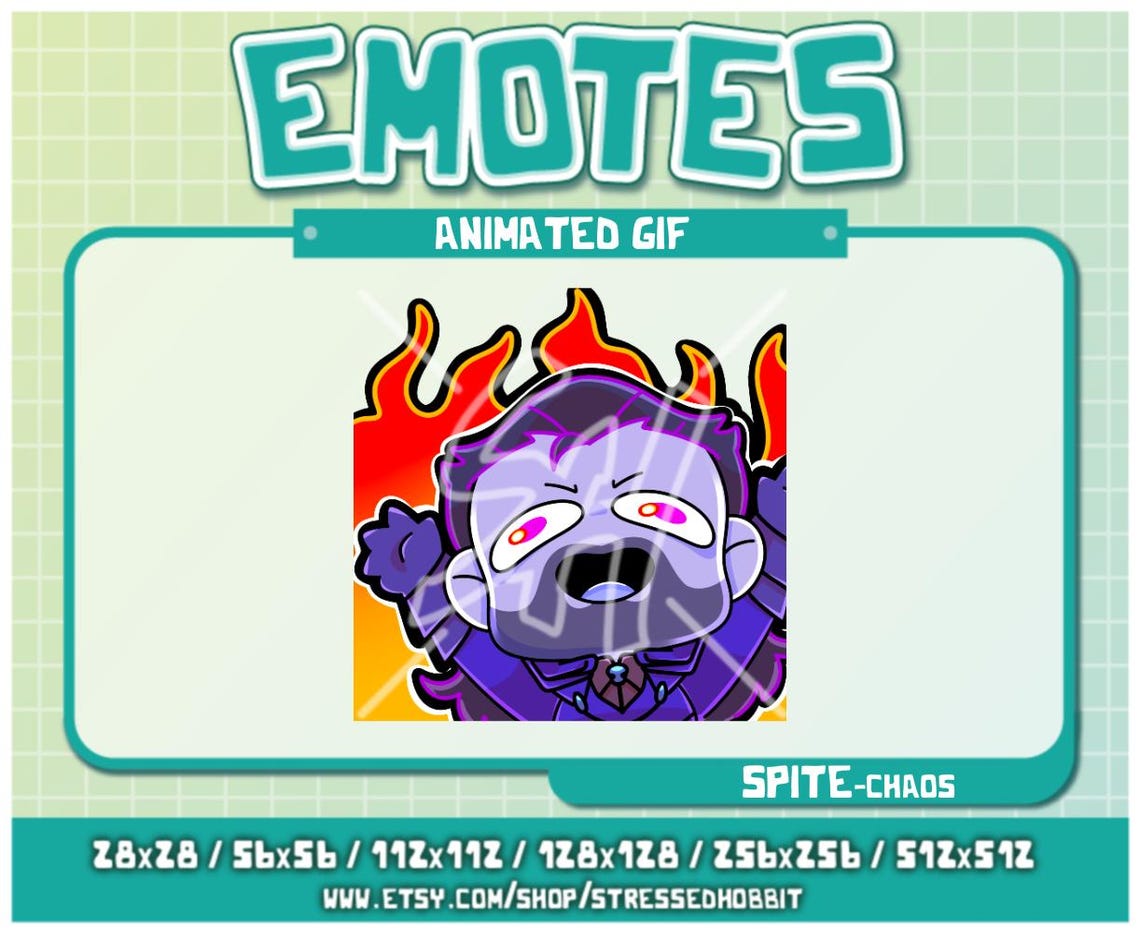 Spiteful Demon Chaos Gif | Twitch Discord Youtube | Cute Kawaii B Gate ...