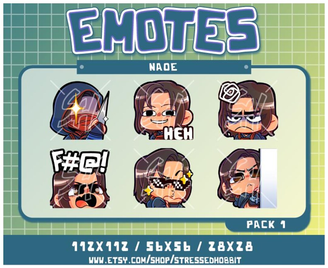 Kunoichi Shadows (6) Pack 1 | Twitch Discord Youtube | Cute Kawaii B ...