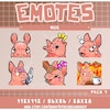 Cute Happy Little Hippo 6 Pack 1 Twitch Discord Youtube Cute Kawaii ...