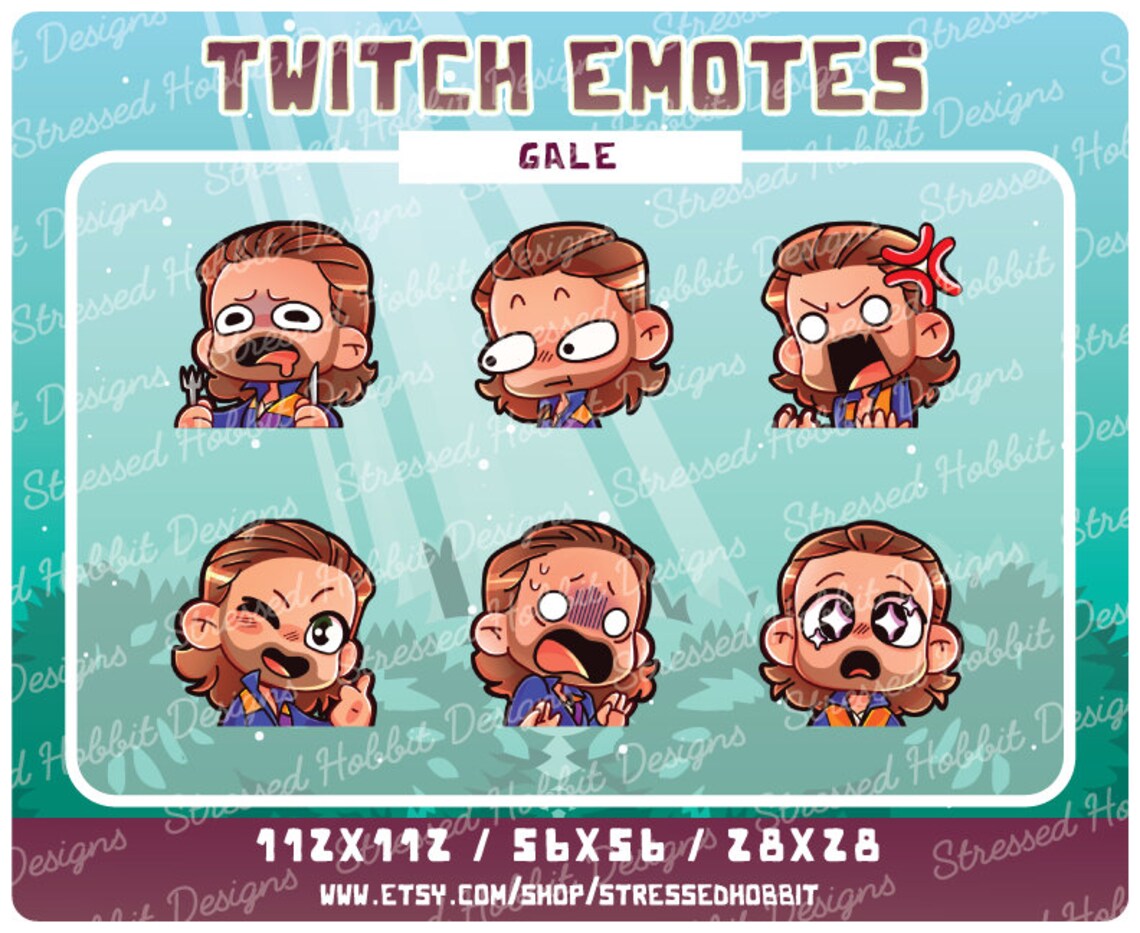 Human Wizard Prodigy 6 Pack 1 Twitch Discord Youtube - Etsy