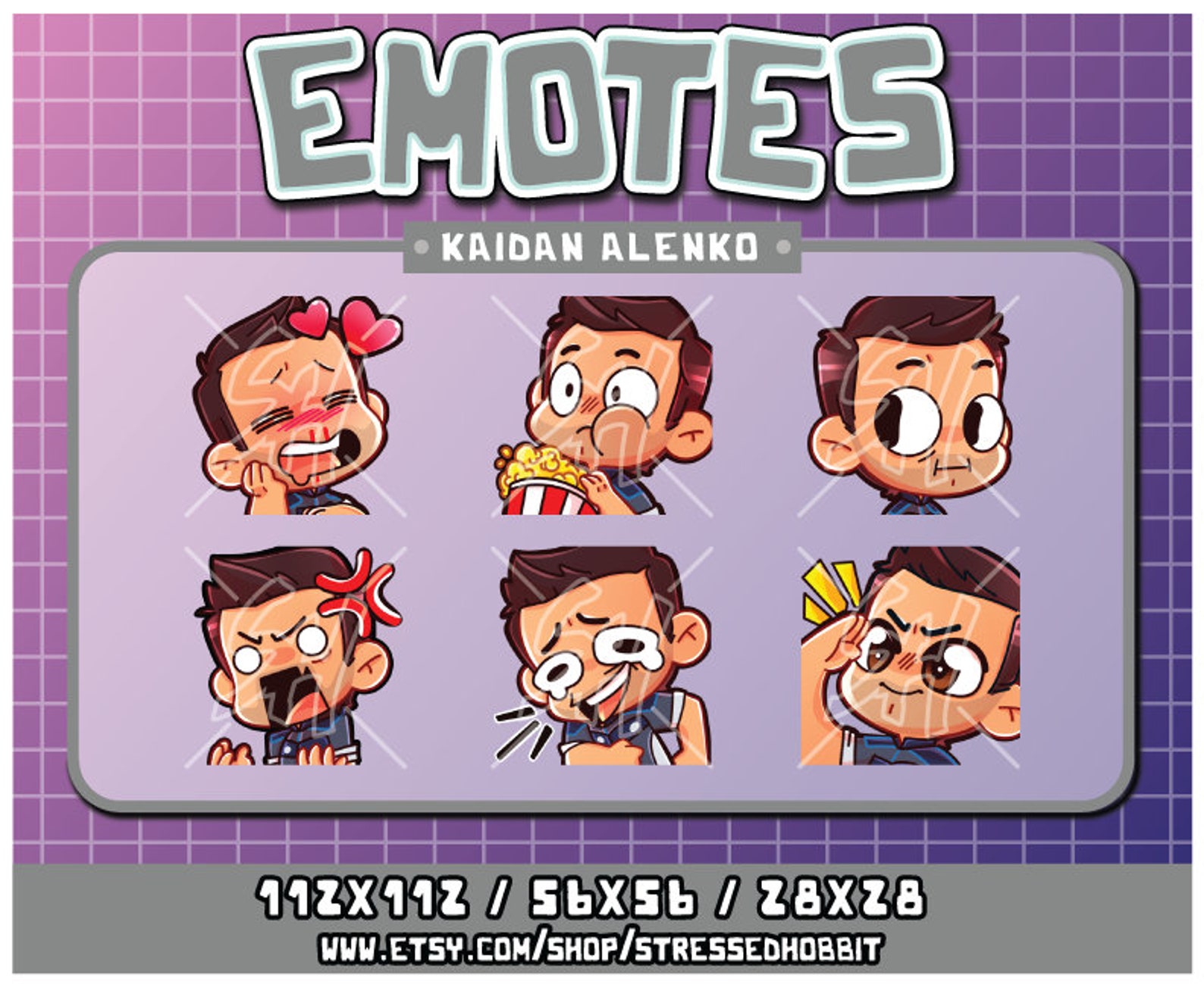 Human Sentinel (6) Pack 1 | Twitch Discord Youtube | Cute Kawaii Mass ...