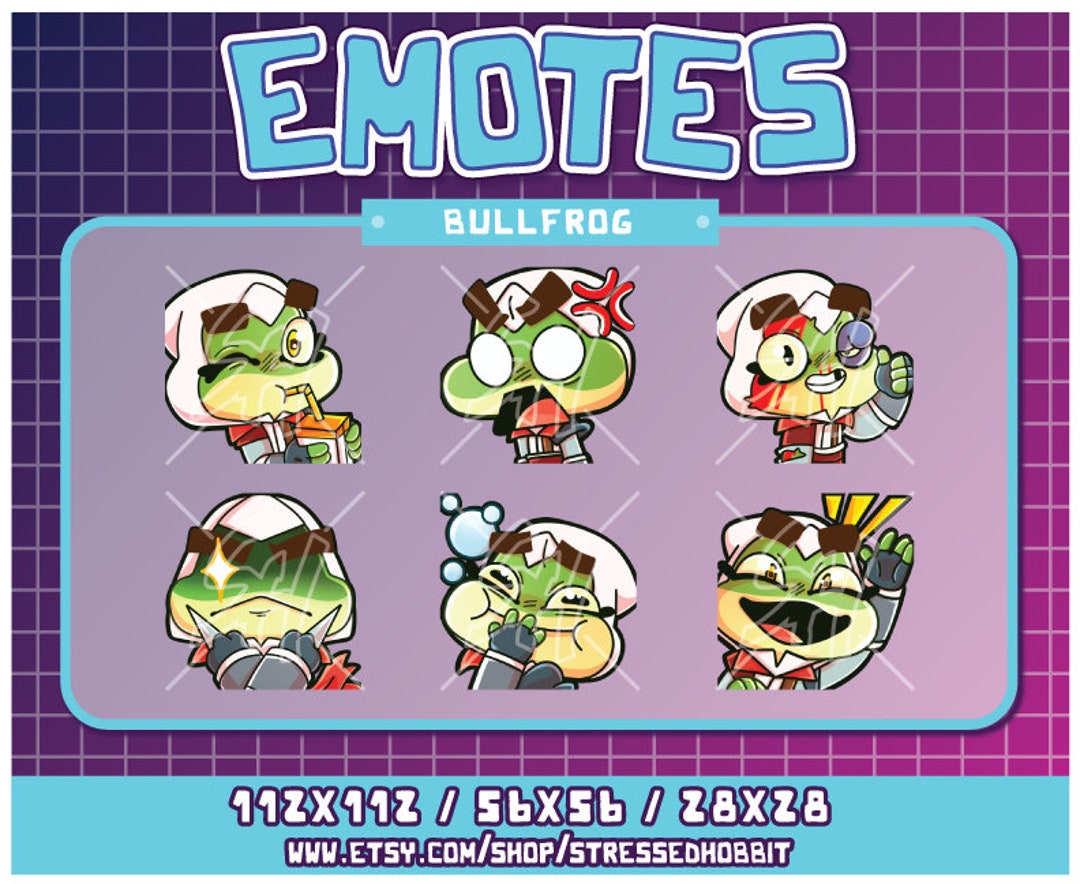 Assassin Frog (6) Pack 1 | Twitch Discord Youtube | Cute Kawaii Video ...