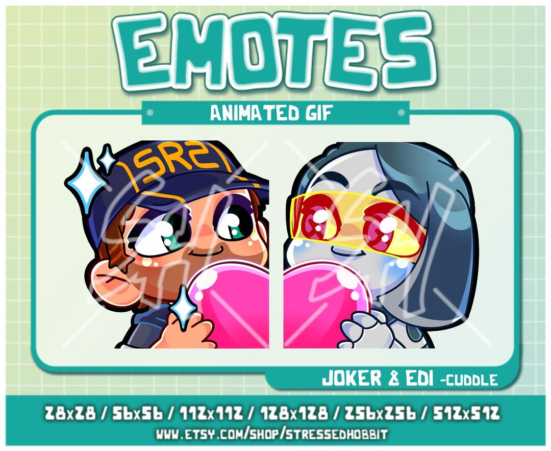 Pilot and AI Cuddle Gif | Twitch Discord Youtube | Cute Kawaii Mass ...
