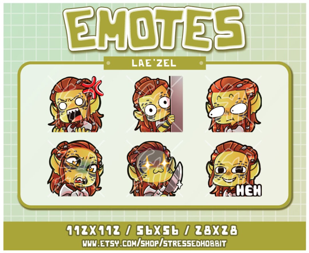 Fierce Githyanki Fighter (6) Pack 1 | Twitch Discord Youtube | Cute ...