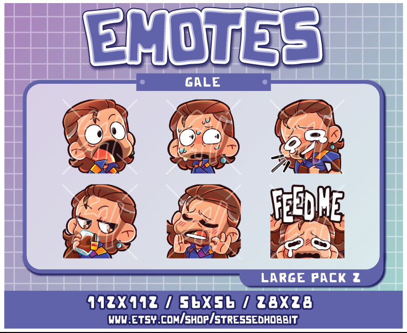 Human Wizard Prodigy 21 Large Pack Twitch Discord Youtube Cute Kawaii B ...