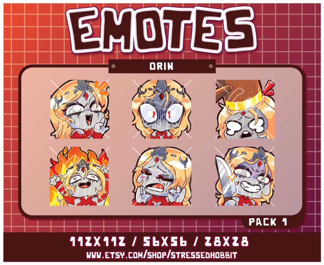 Deathbringer of Bhaal (6) Pack 1 | Twitch Discord Youtube | Cute Kawaii ...