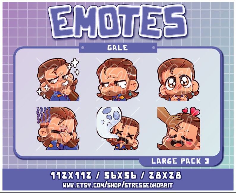 Human Wizard Prodigy (21) Large Pack | Twitch Discord Youtube | Cute ...