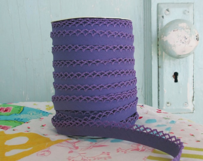 Muslin Crochet Edge Bias Tape (no. 48) Double Fold Bias Tape Quilt ...