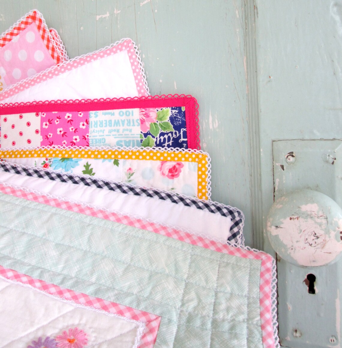 Pink Stripe Bias Tape (no. 102). Stripe Quilt Binding. Double Fold Bias ...