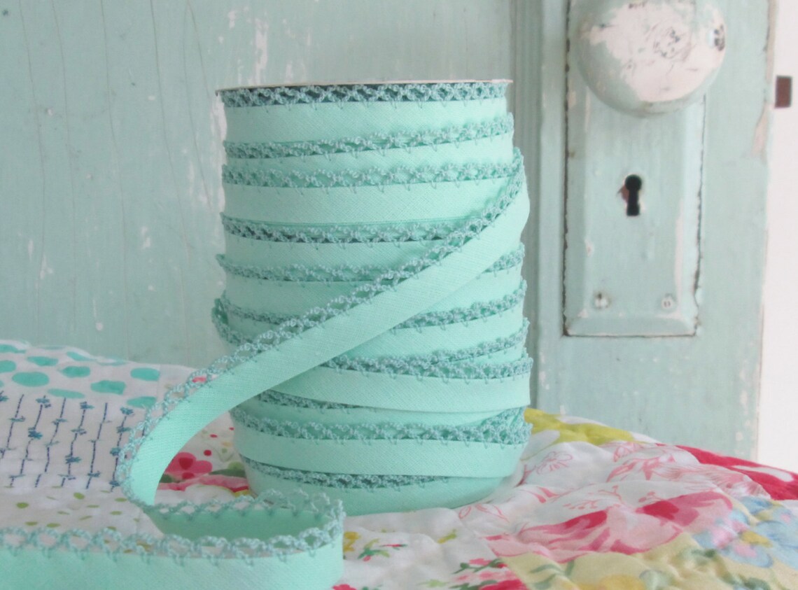 Mermaid Crochet Edge Double Fold Bias Tape (no. 56) - Etsy