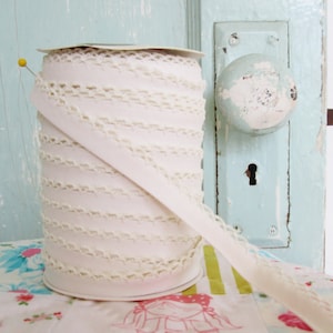 Muslin Crochet Edge Bias Tape (no. 48) Double Fold Bias Tape Quilt ...