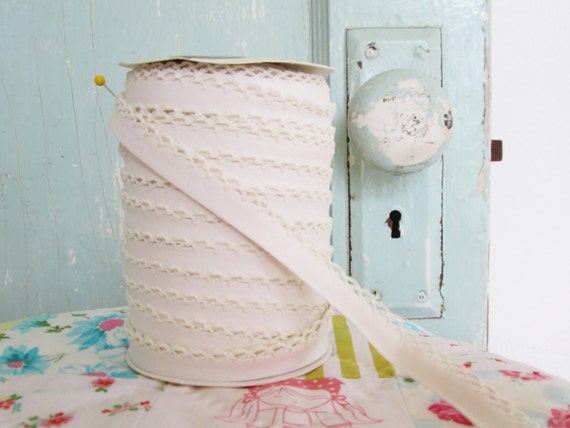 Muslin Crochet Edge Bias Tape No. 48 Double Fold Bias Tape | Etsy