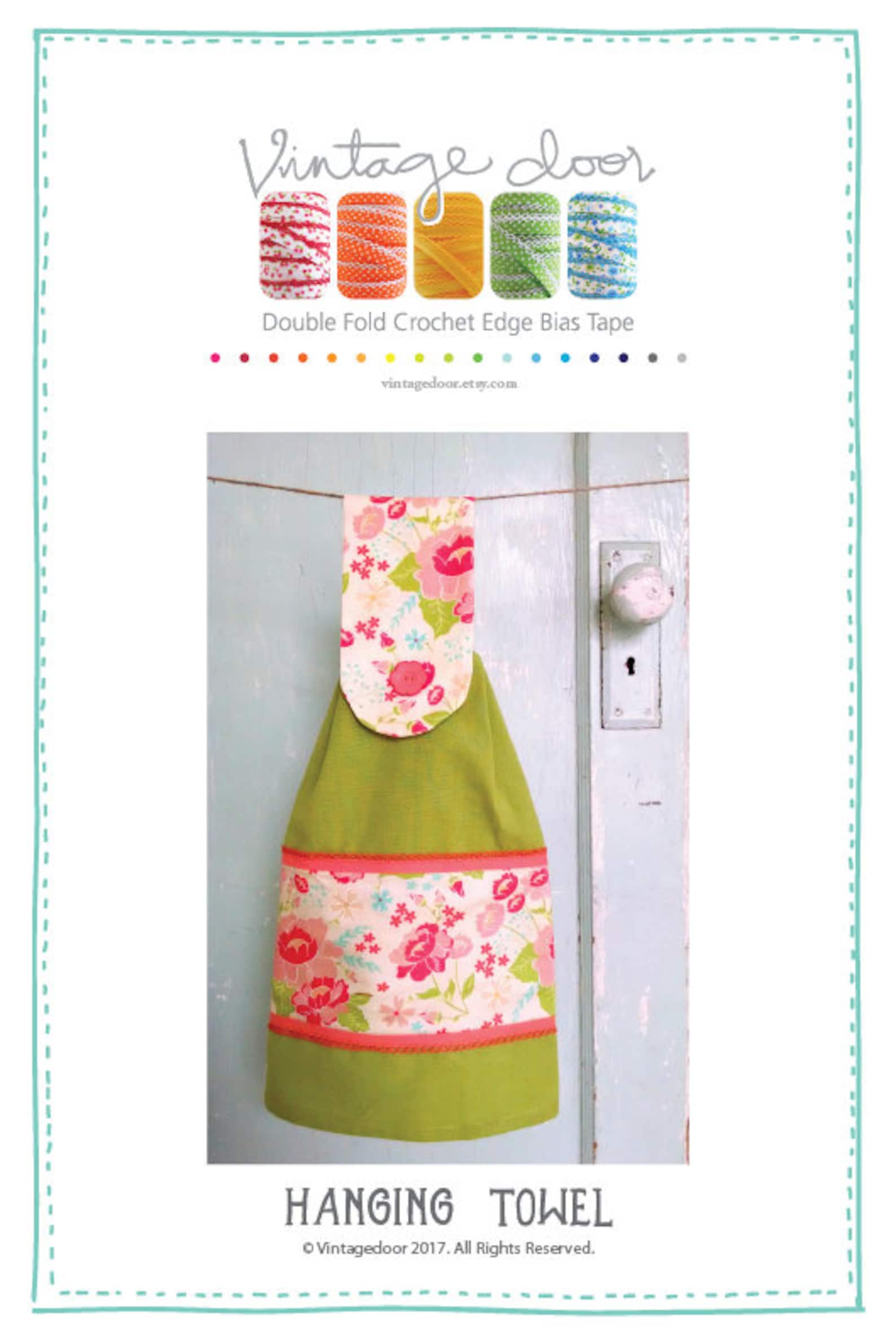 PDF Hanging Towel Pattern. Sewing Pattern. Kitchen. Gift Idea. Tea ...