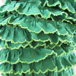 Green Crochet Edge Trim No 437. Green Ribbon. Green Fabric Trim. Green ...