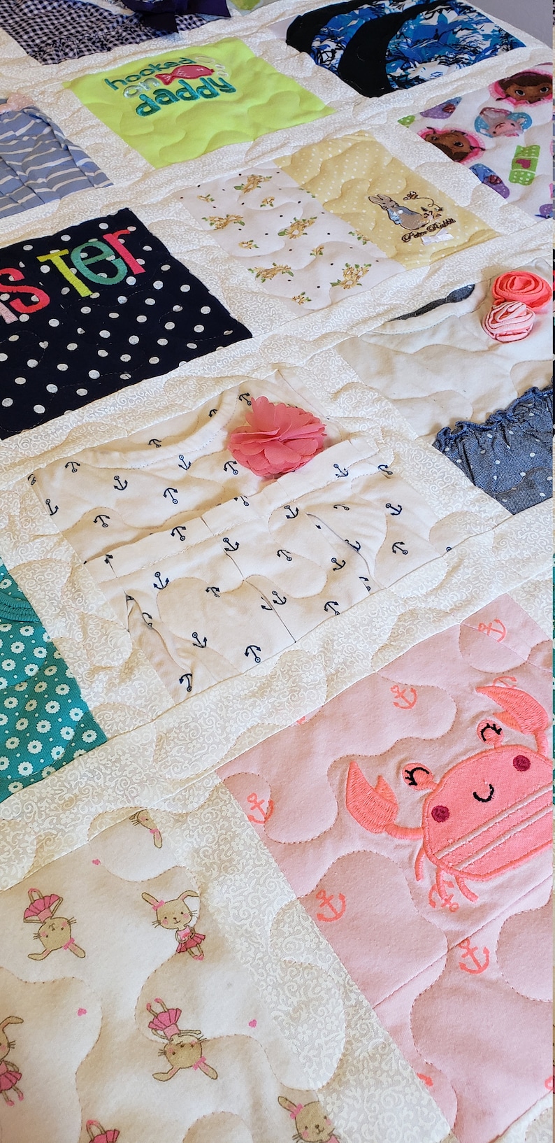 Baby Clothes Quilt Onesie Quilt First Year Quilt Memory - Etsy