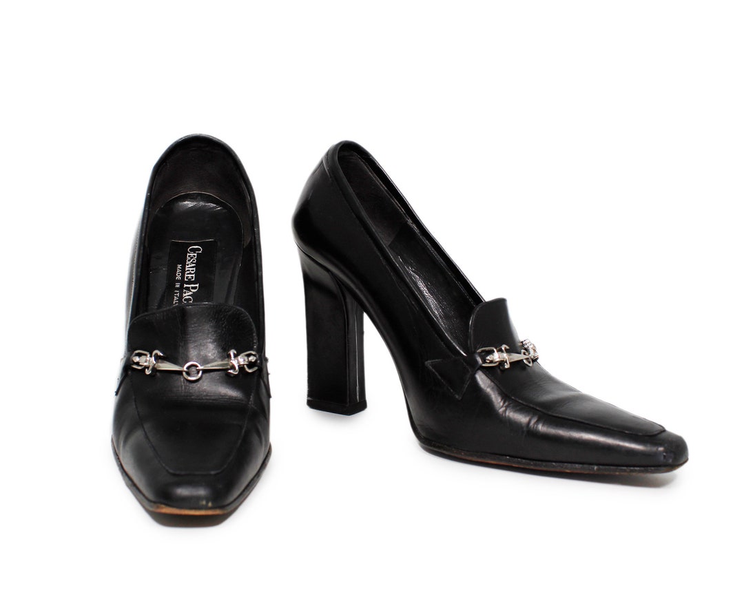 Cesare Paciotti Vintage anni '90 Scarpe Punta quadrata - Etsy Italia
