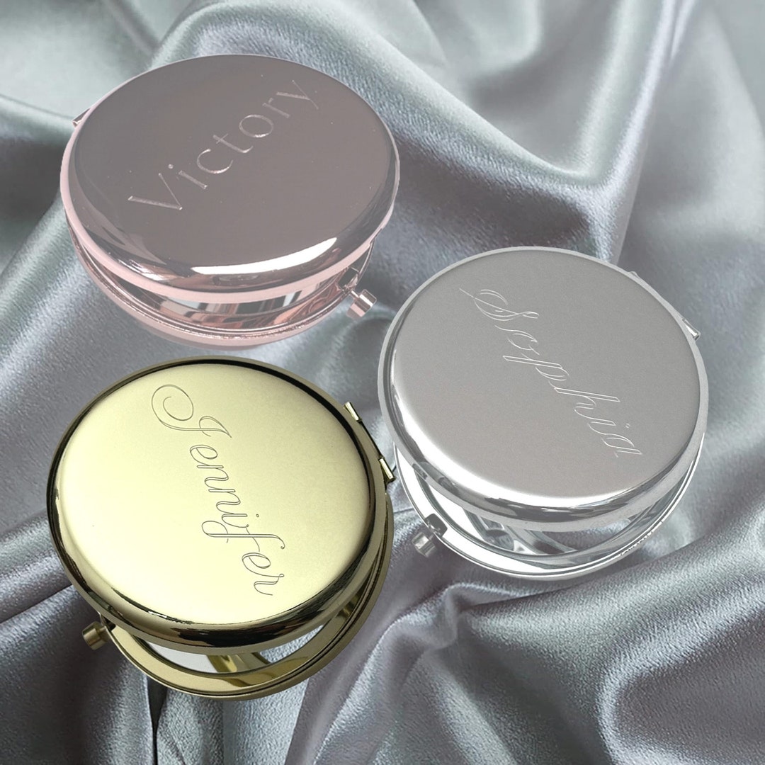 Personalized Engraved Compact Mirror ,custom Pocket Mirror With Name ...