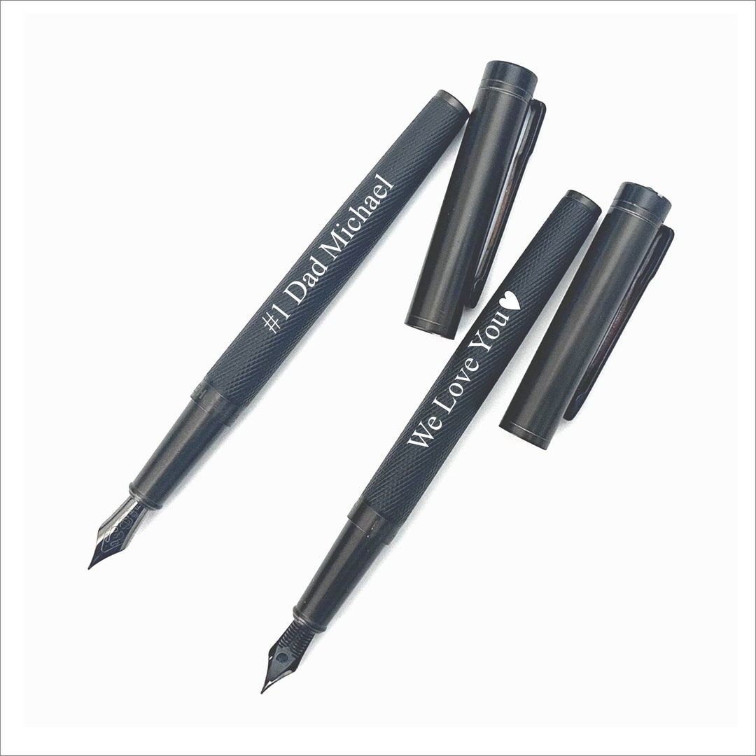 Personalized FOUNTAIN PEN Custom Engraved Pens for Him , for Men ...